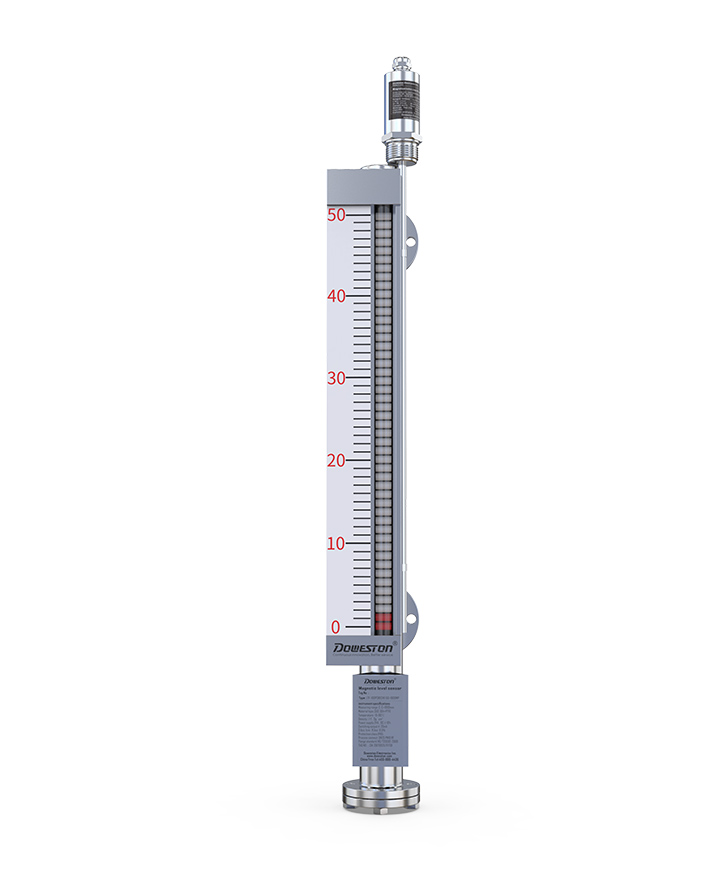 LTF-100S Series Standard Magnetic Flap Level Gauge by DOWESTON